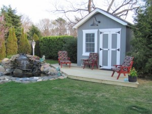 build a shed deck