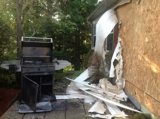 Propane Grill Fire Danger
