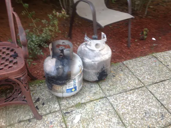 Propane Grill Fire Danger